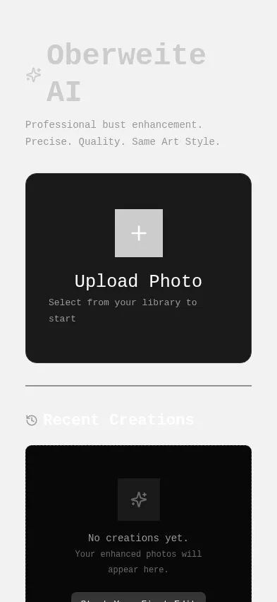 Oberweite AI Editor