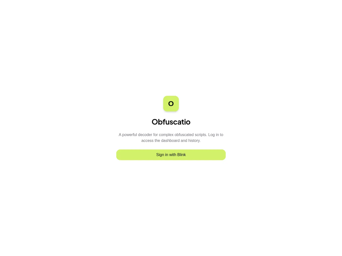 Obfuscation Decoder Web Tool