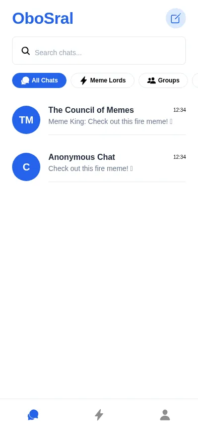 OboSral Meme Messenger