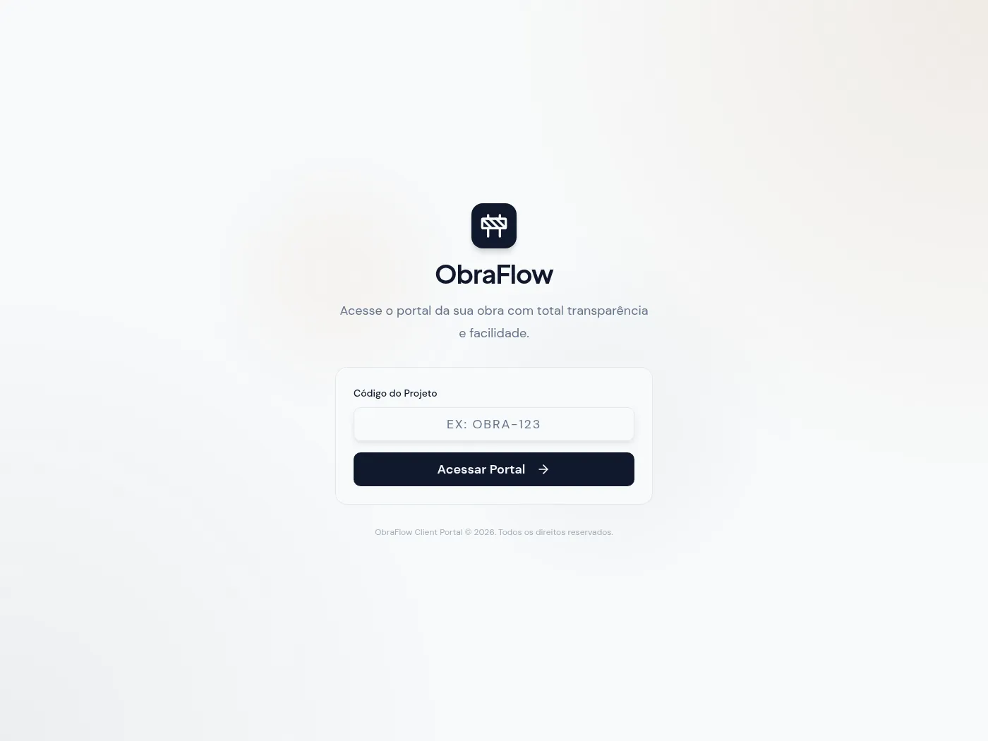 ObraFlow Client Portal