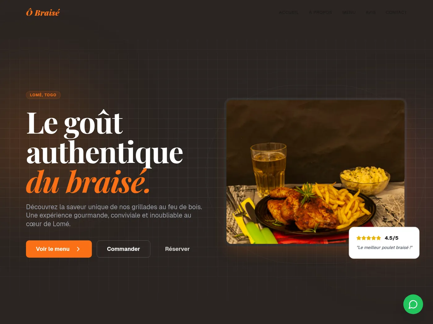 Ô Braisé Restaurant Site