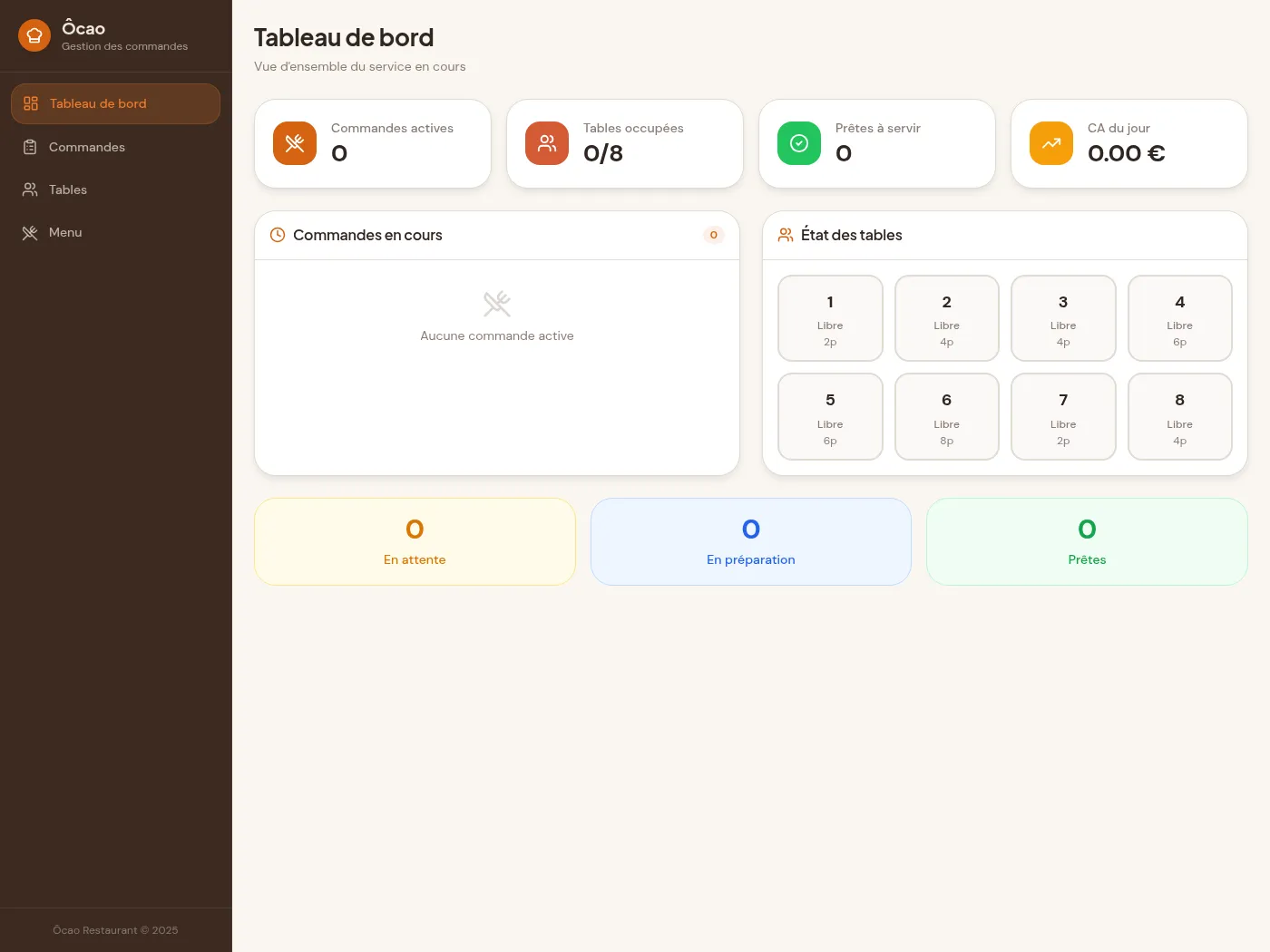 Ôcao Order Manager