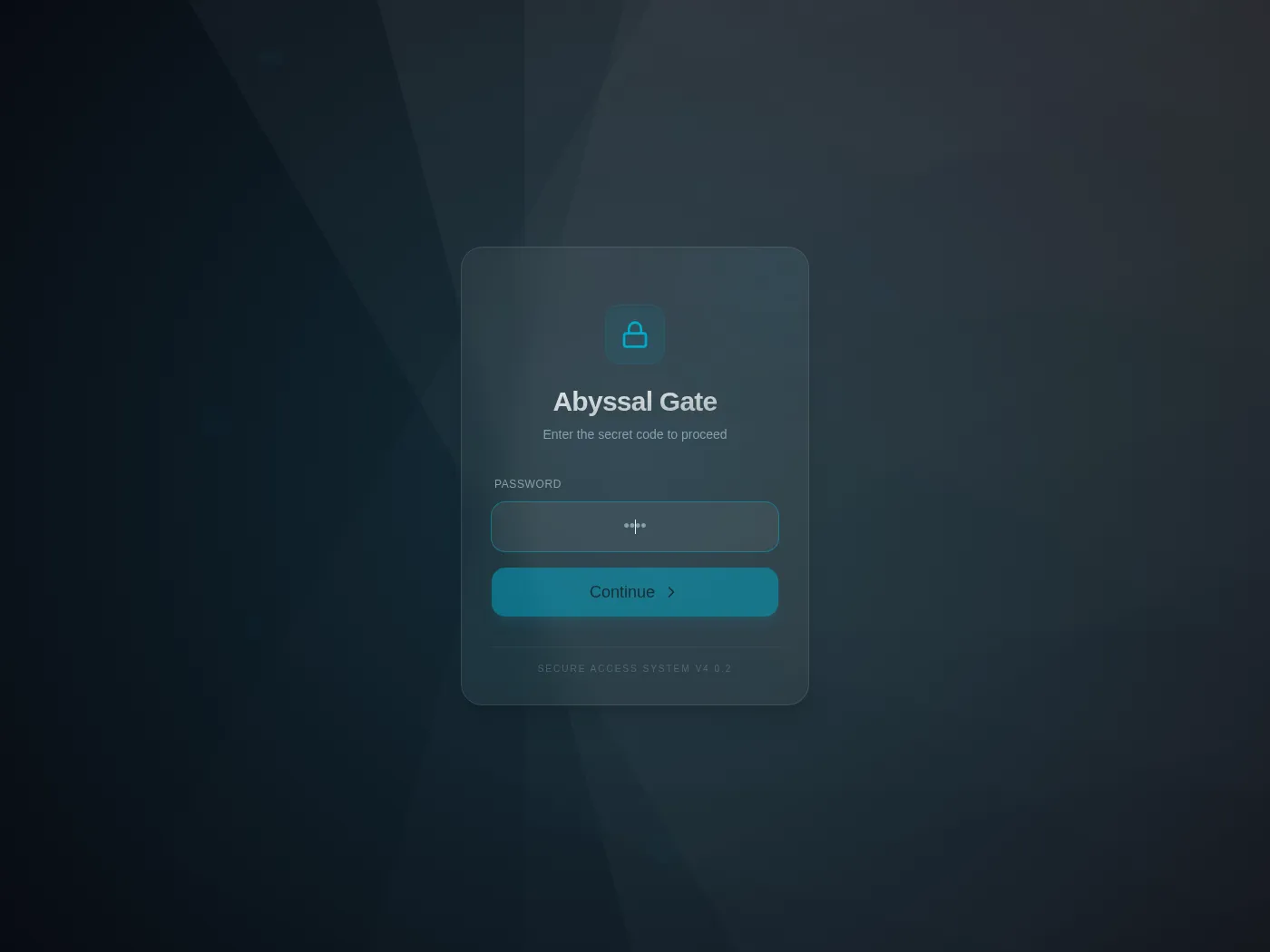 Abyssal Password Gate