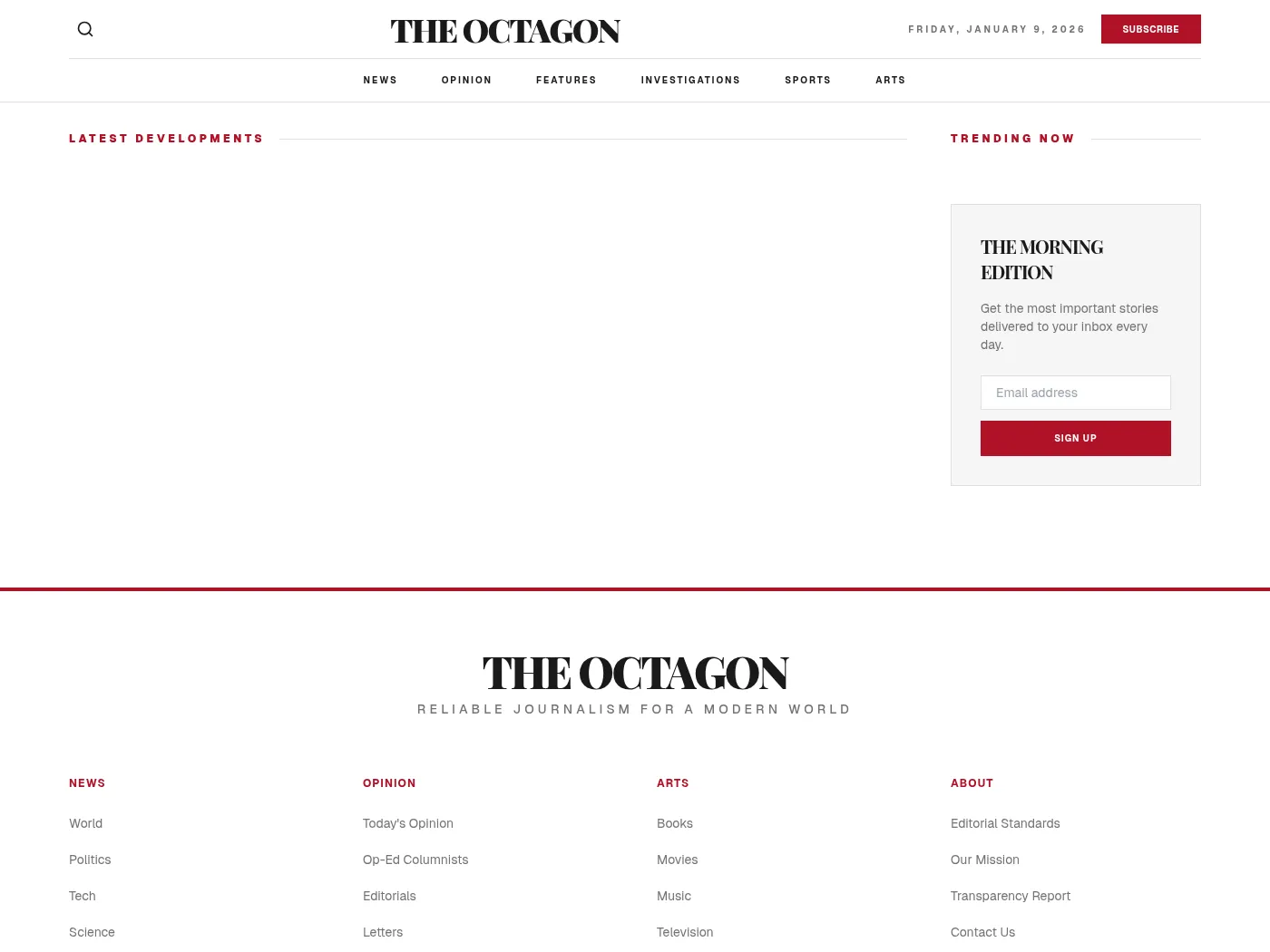 The Octagon Newsroom