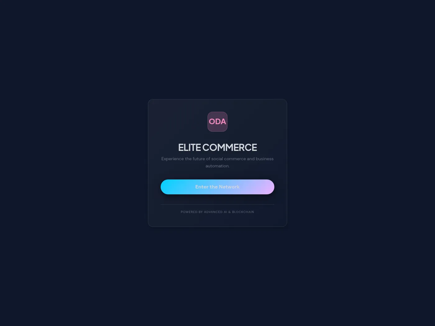 ODA Shopping Platform