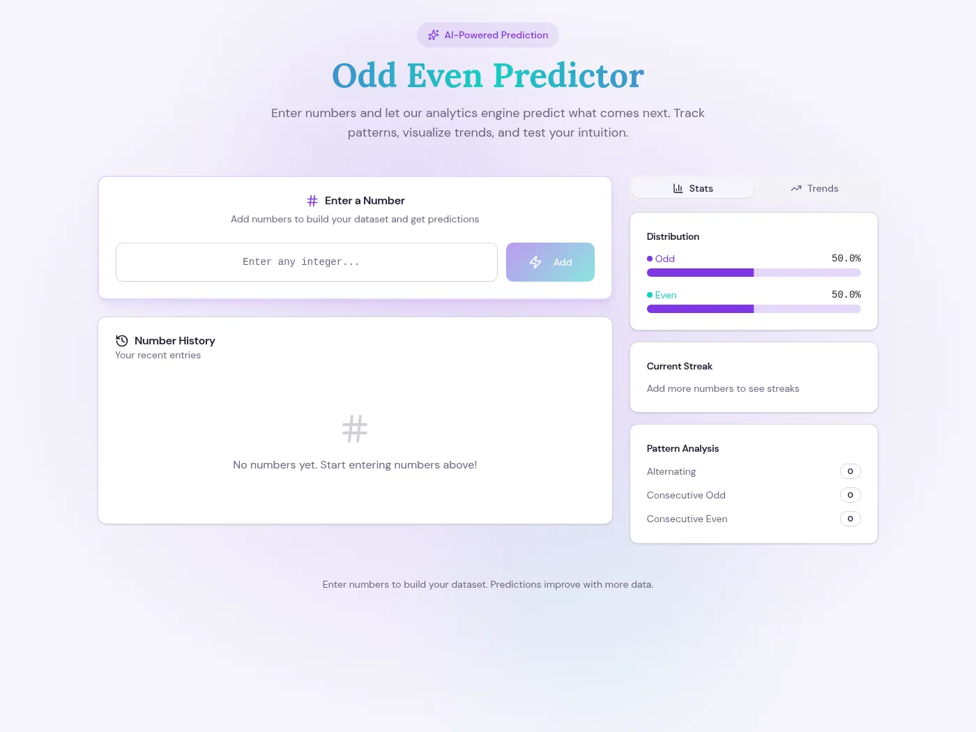 Odd Even Predictor