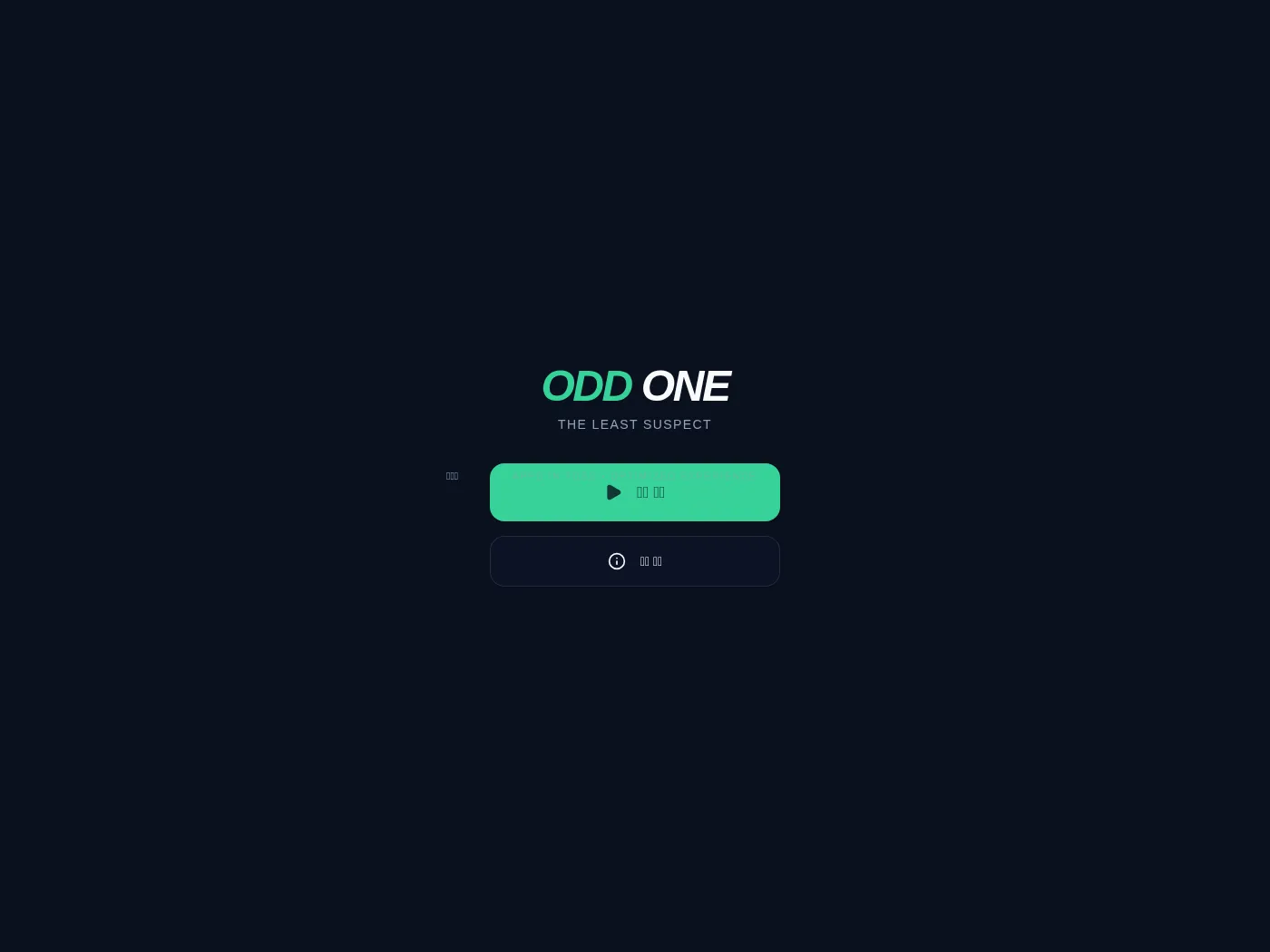 Odd One: Least Suspect