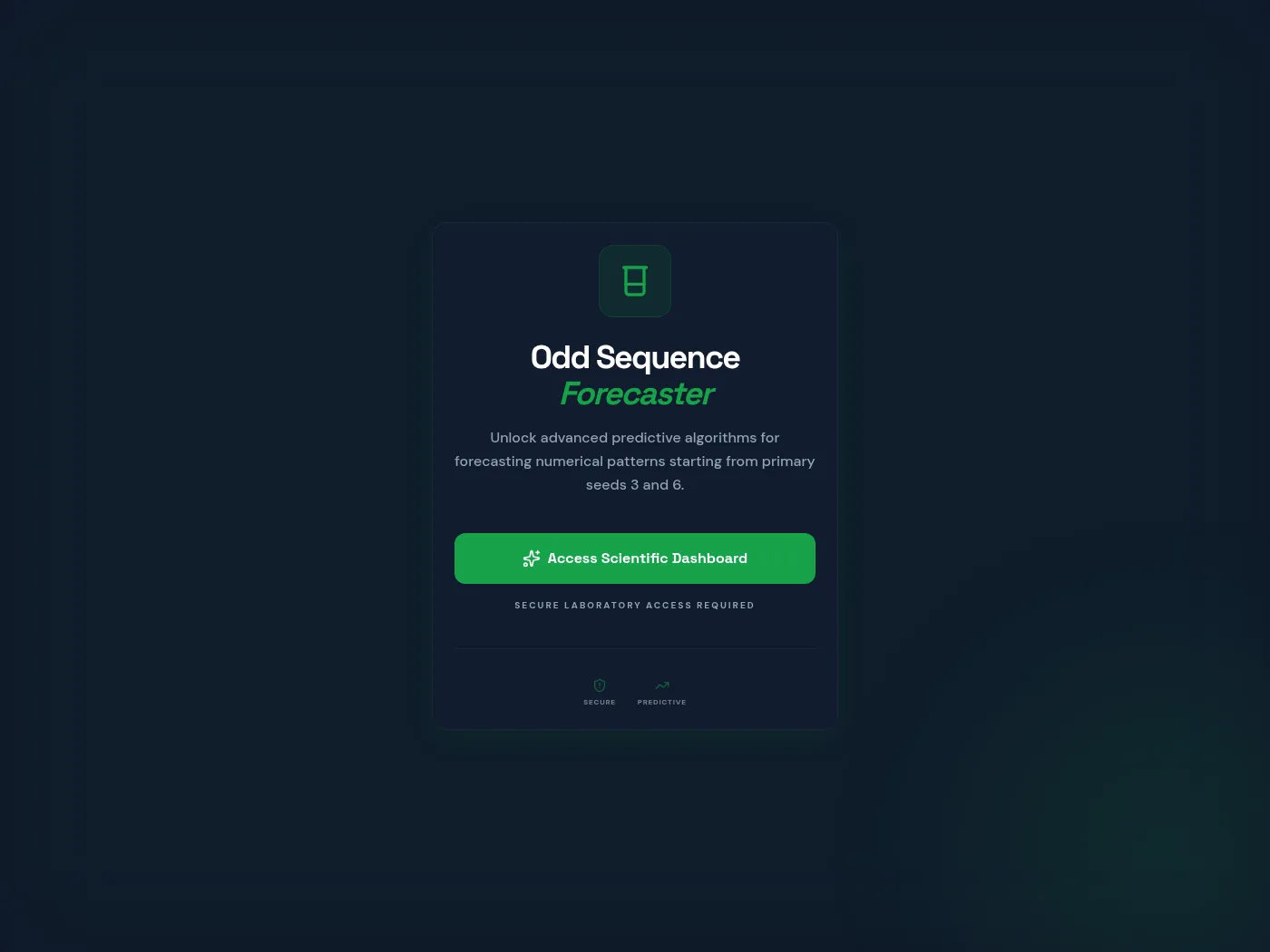 Odd Sequence Predictor