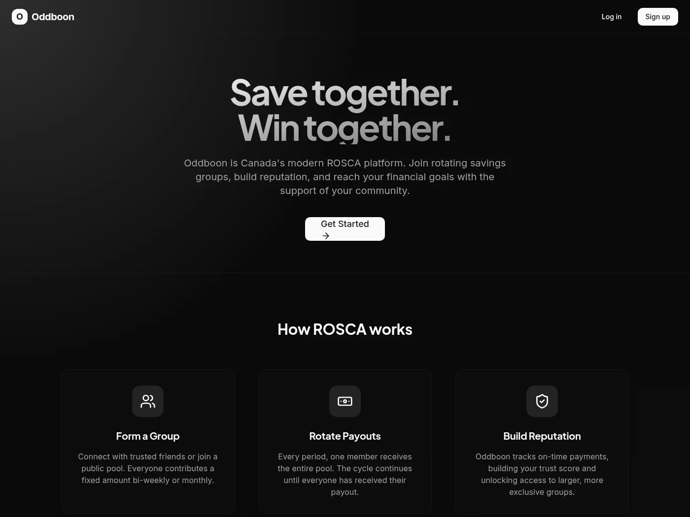 Oddboon Group Savings App