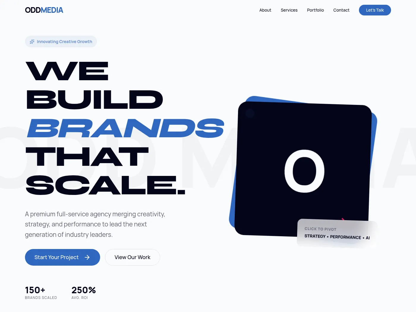 ODD Media Agency Site