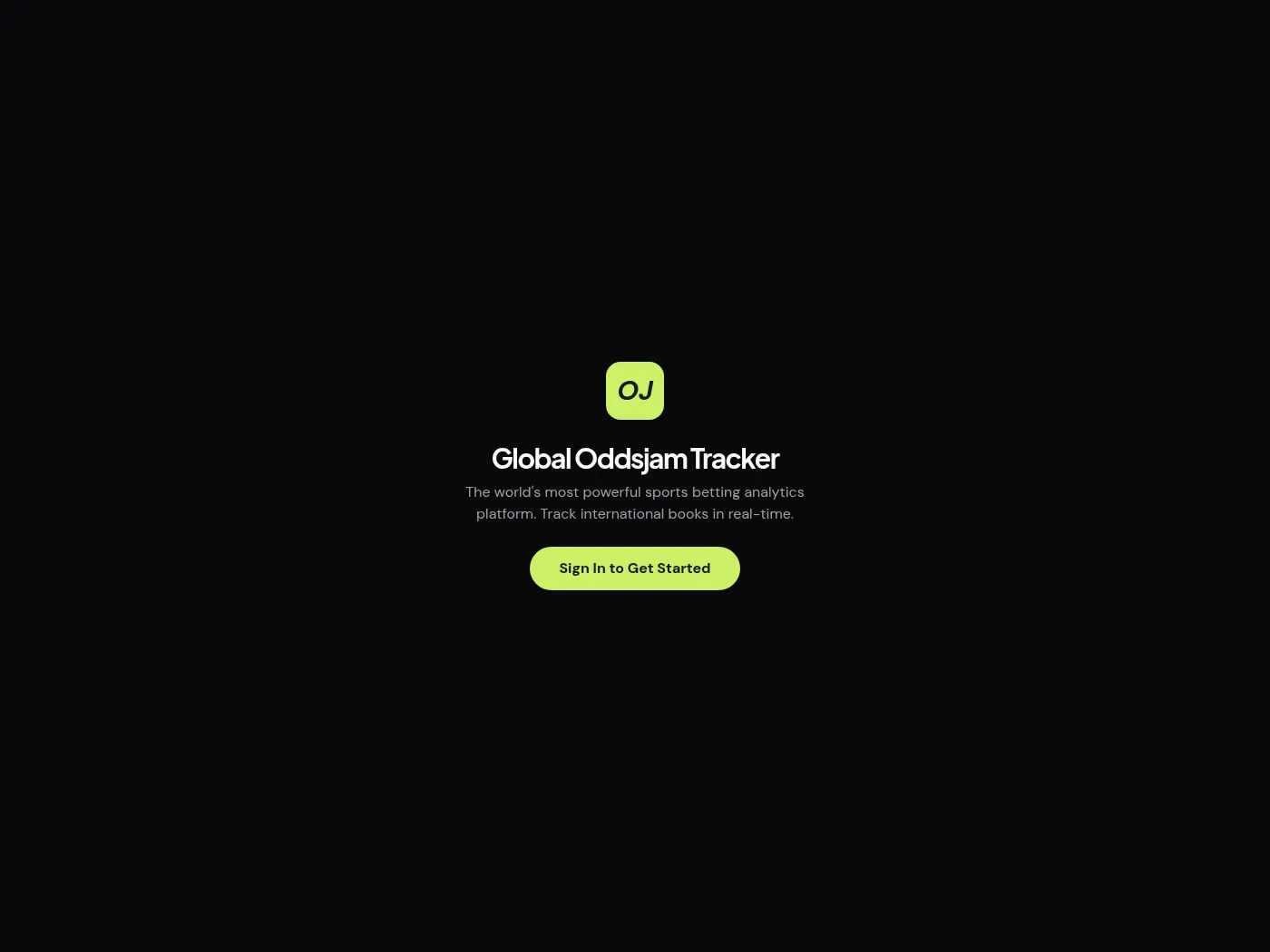 Global Oddsjam Tracker