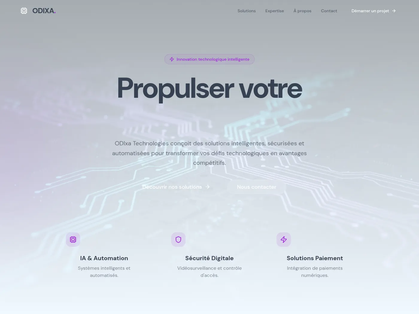 ODIXA Tech Solutions Site