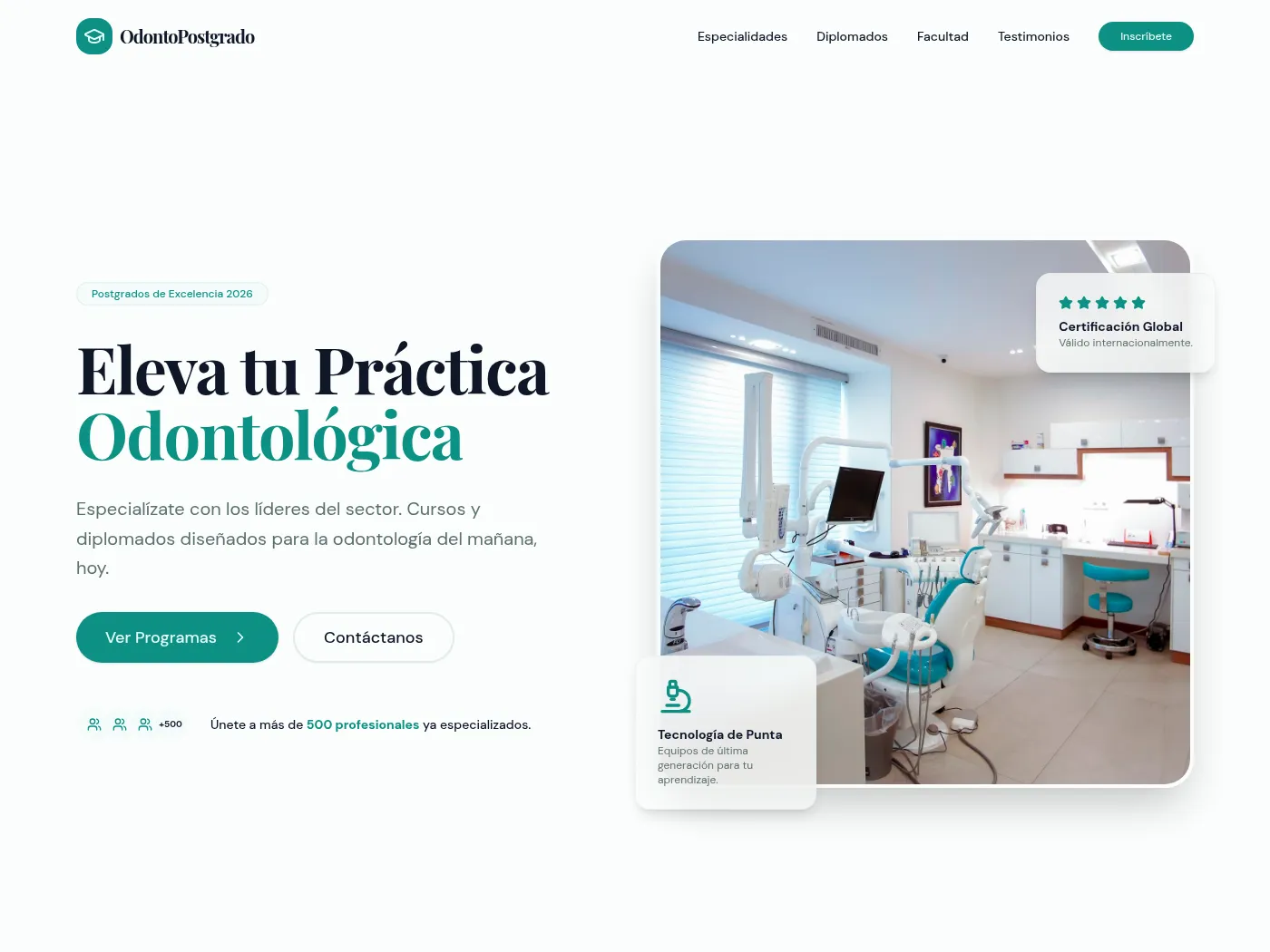 OdontoPostgrado Web