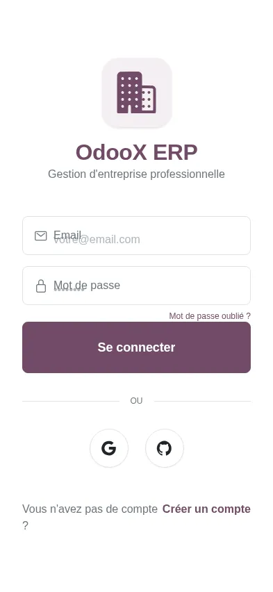 OdooX Android ERP