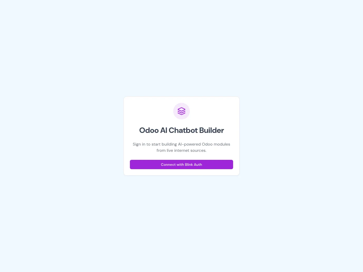 Odoo AI Chatbot Builder