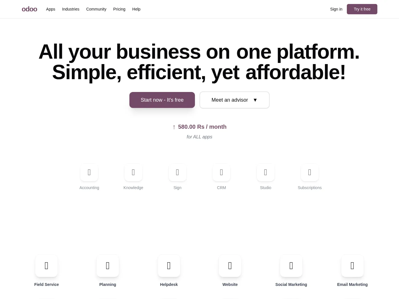 Odoo CRM Clone