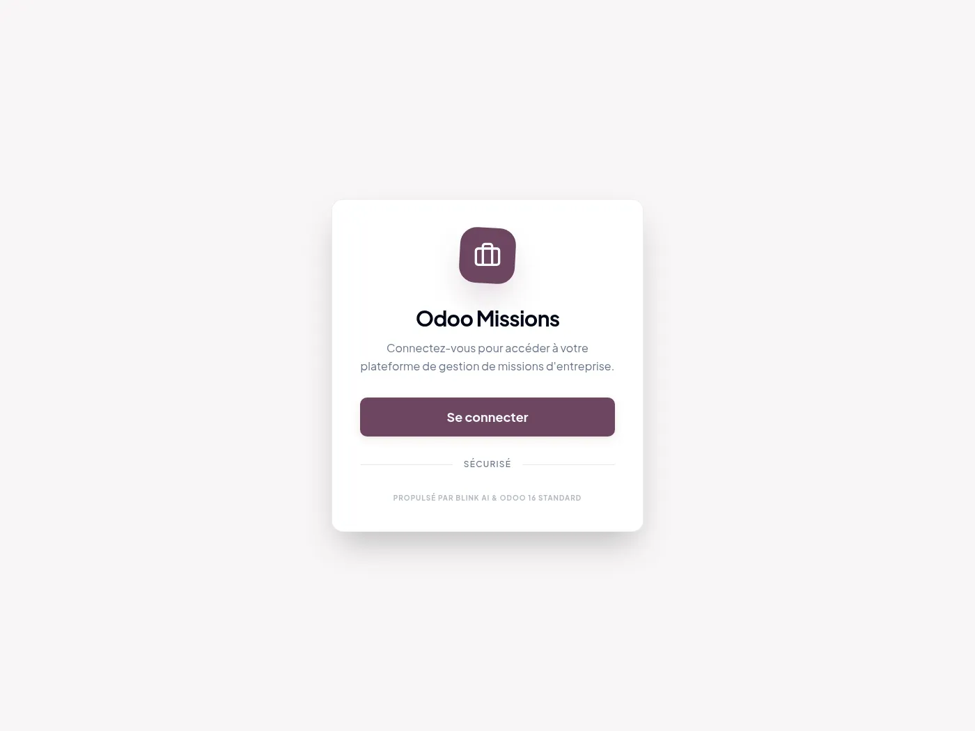 Odoo Mission Manager