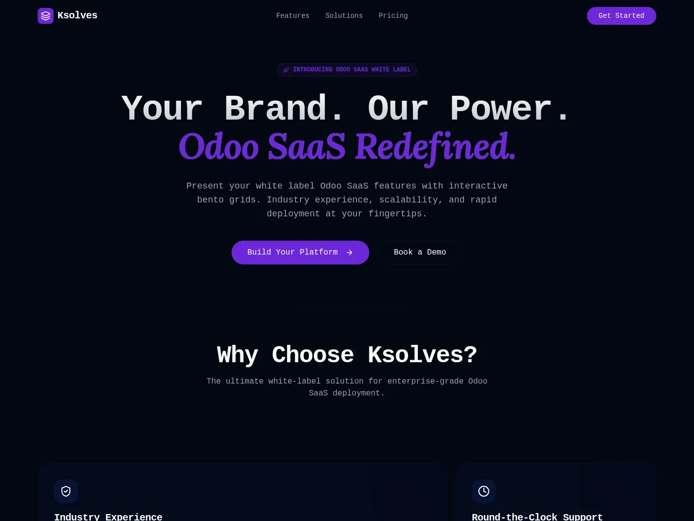 Ksolves Odoo SaaS Bento
