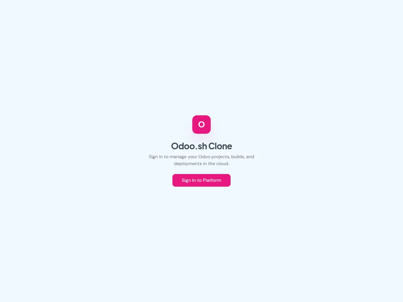 Odoo SH Clone