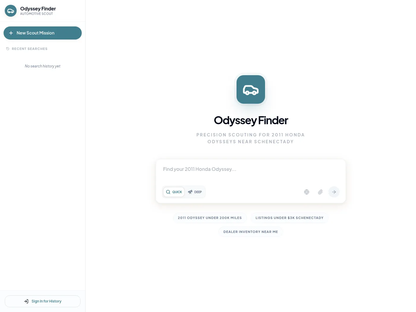 Odyssey Finder
