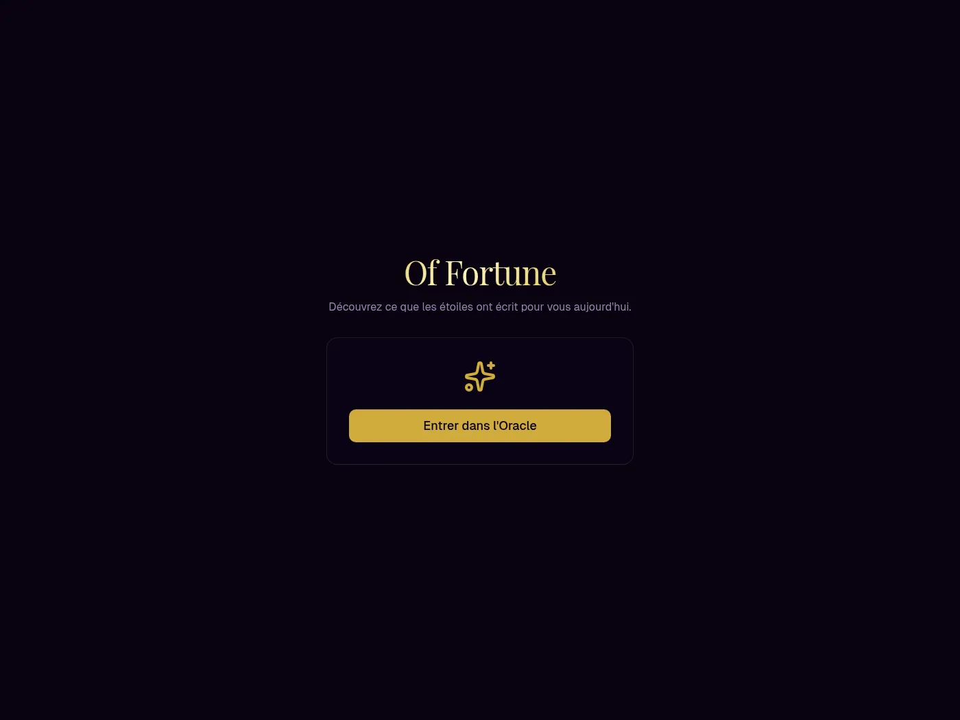 Of Fortune