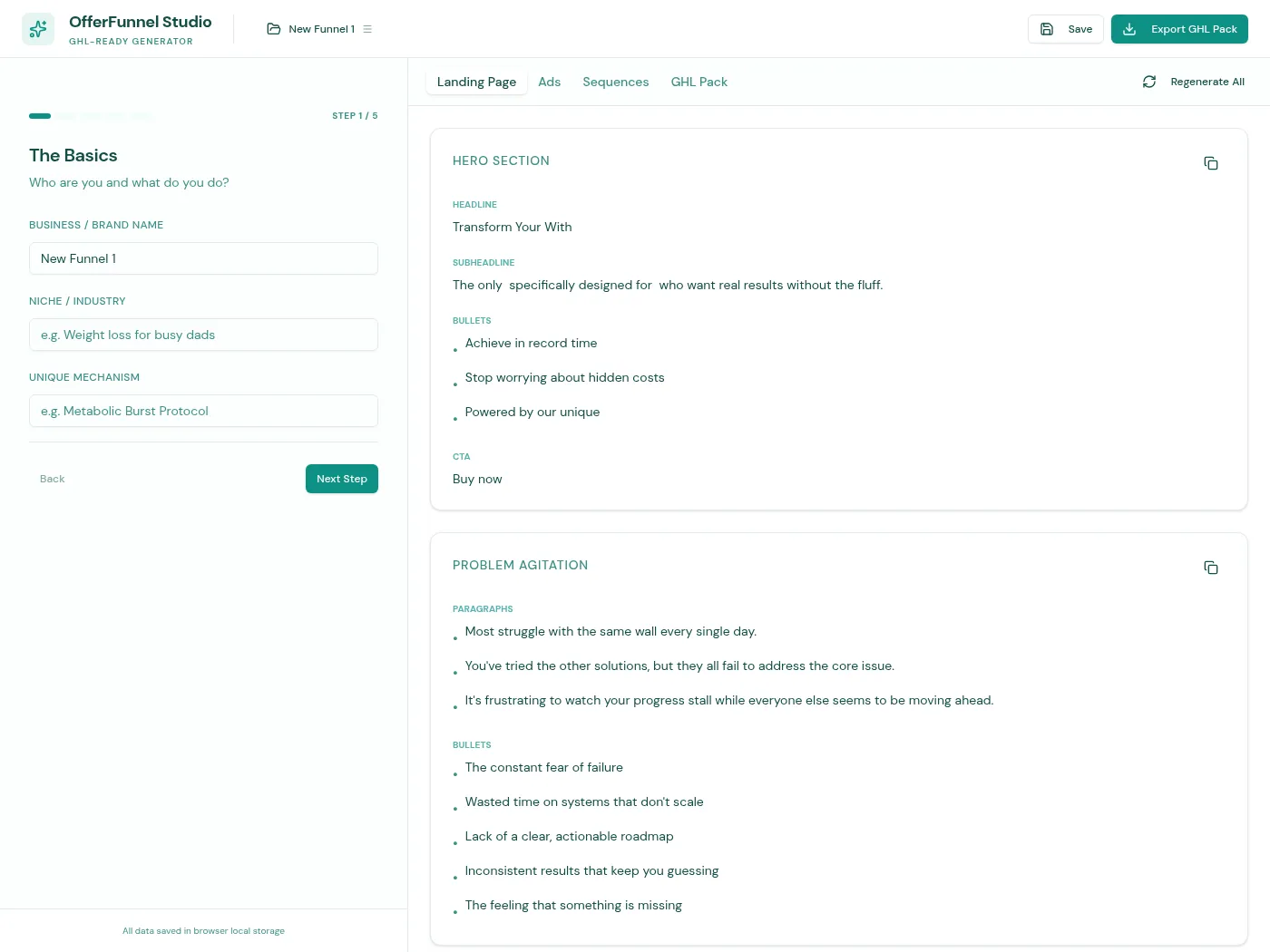 OfferFunnel Studio