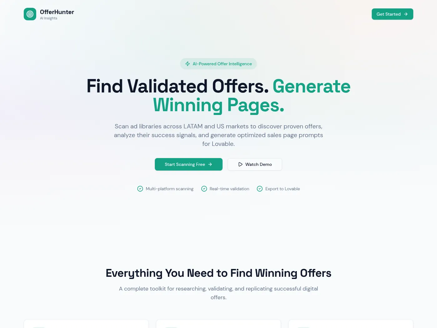 OfferHunter AI Insights