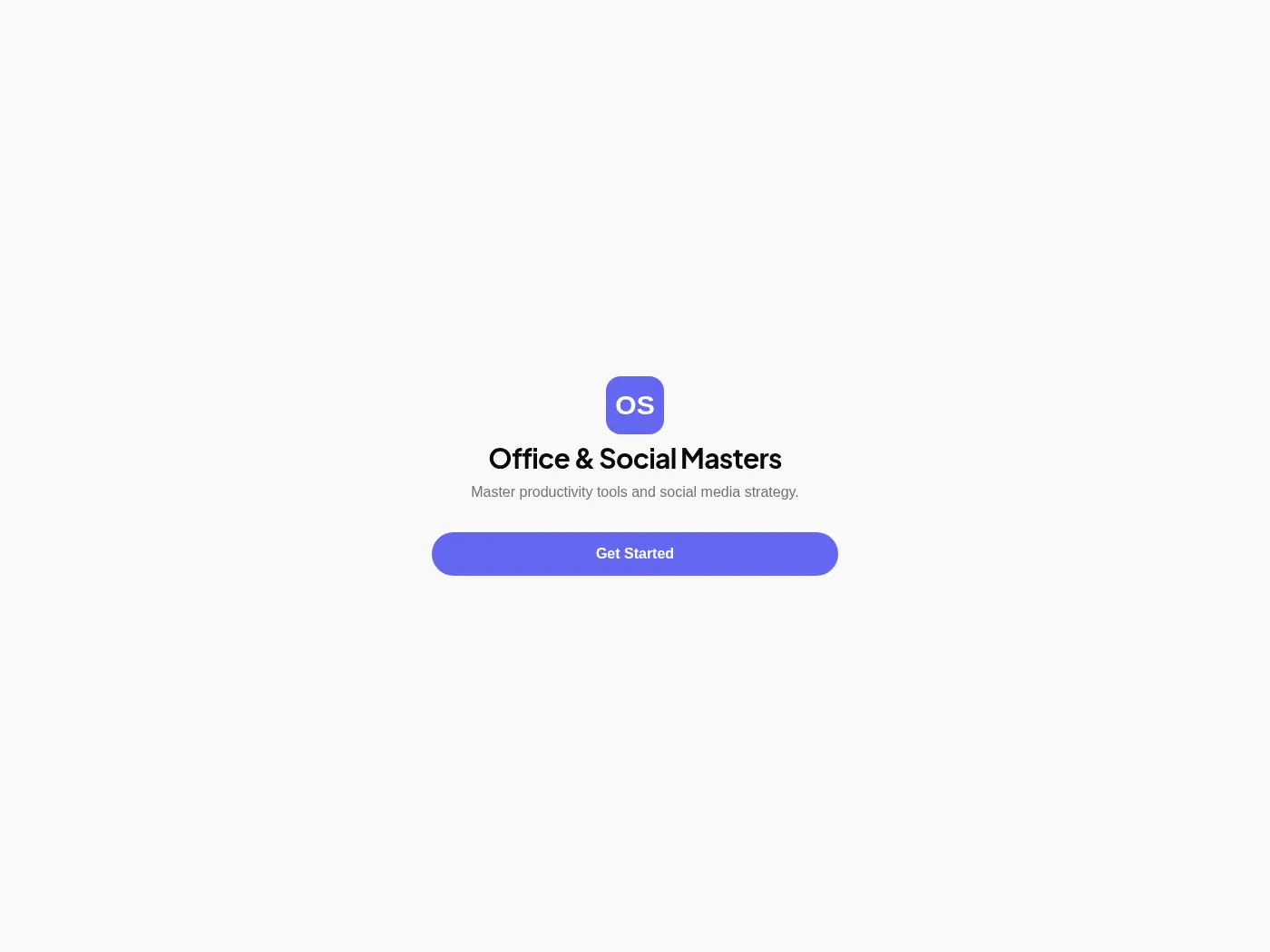 Office & Social Courses App
