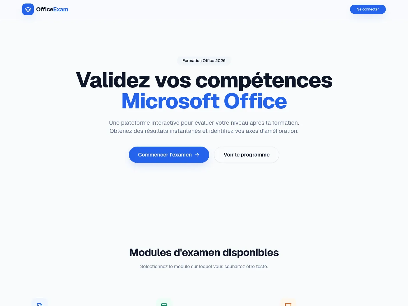 Office Exam App