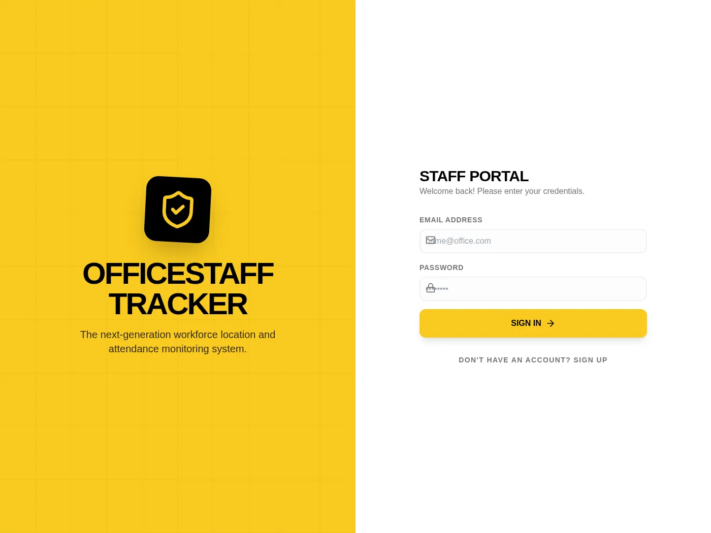OfficeStaff Tracker