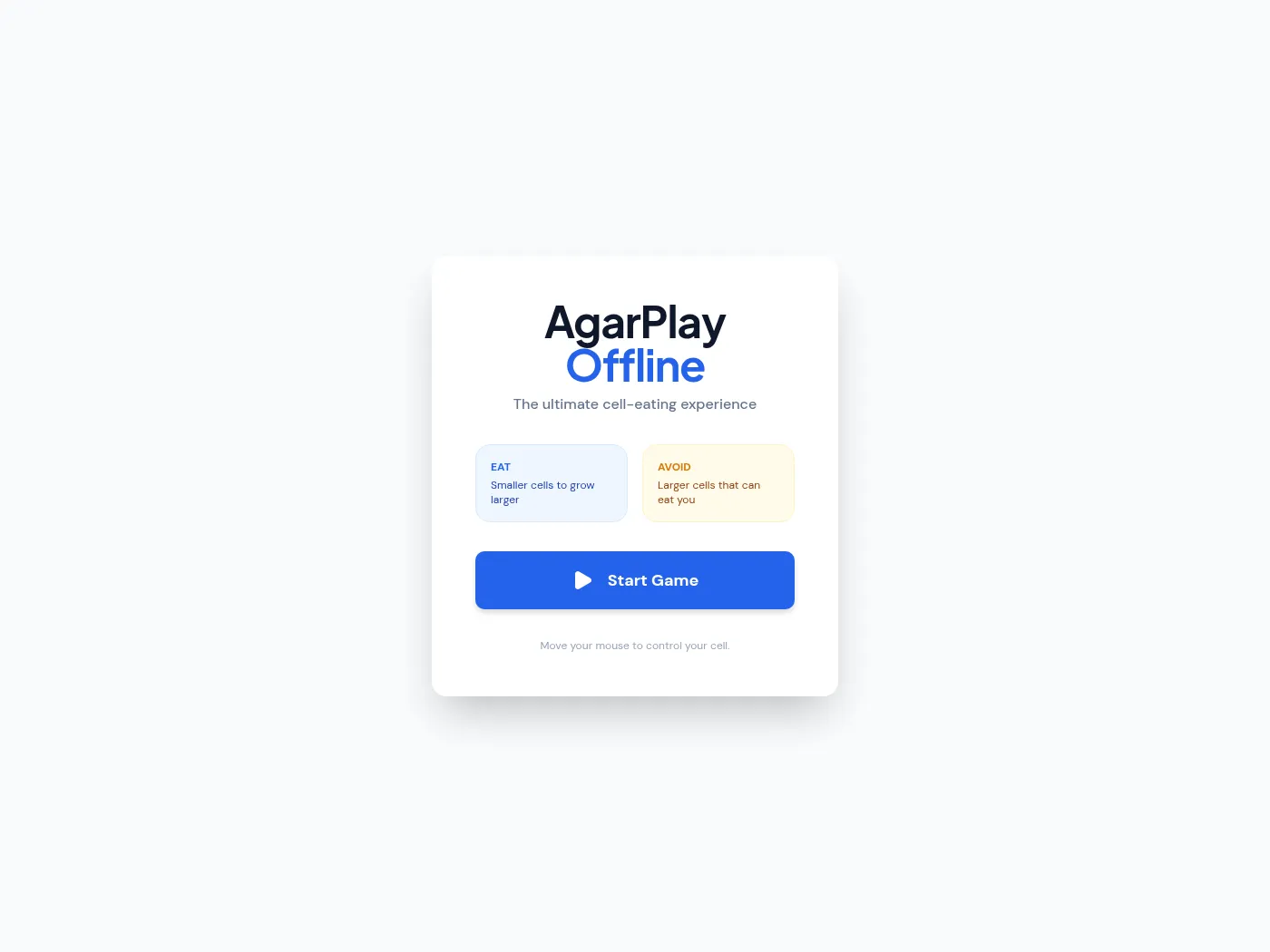 AgarPlay Offline
