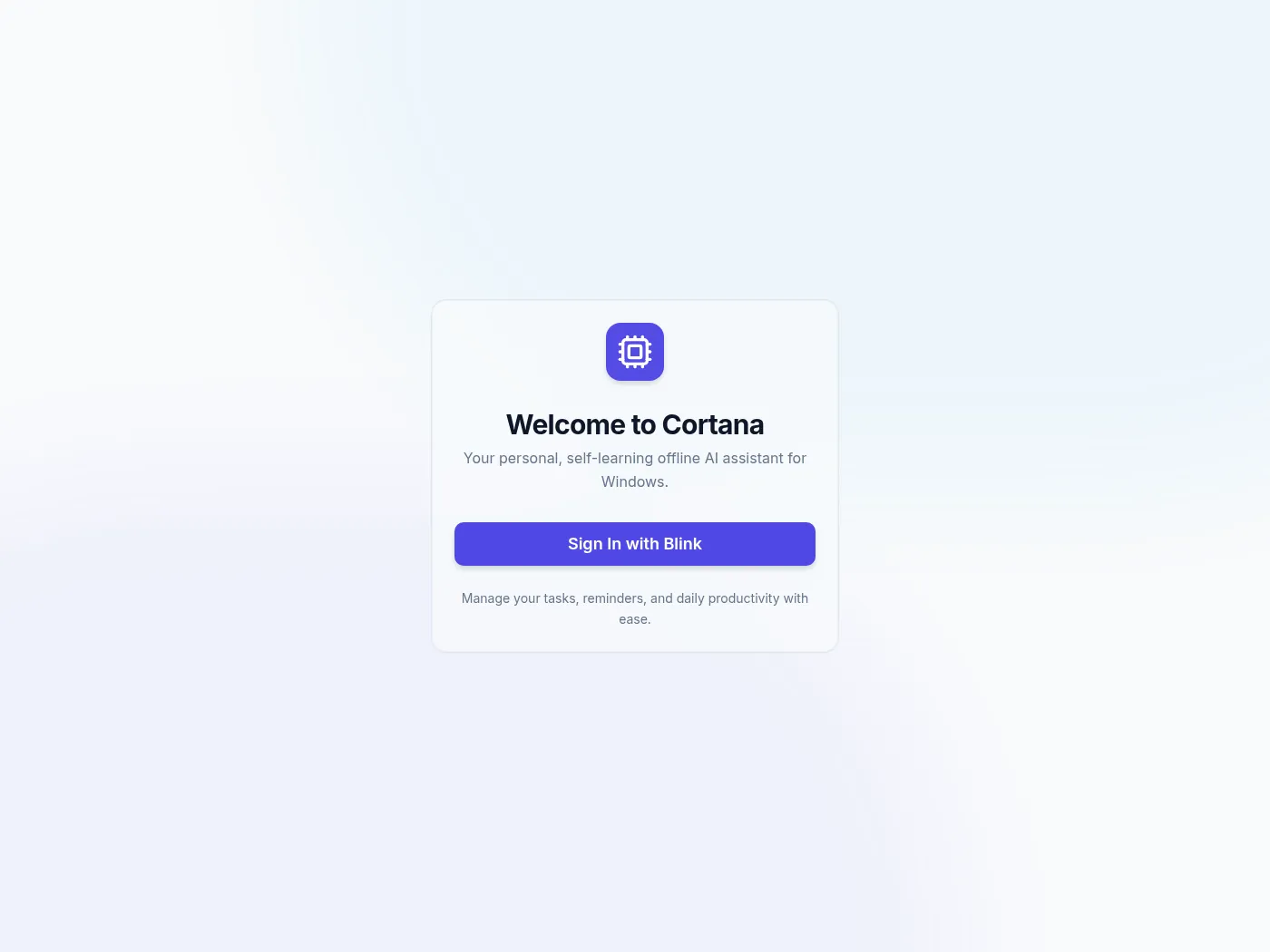Offline AI Assistant Manager