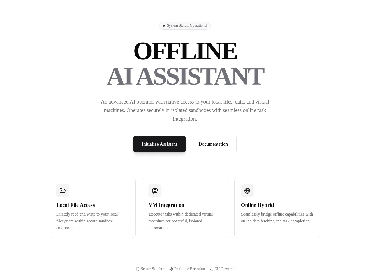 Offline AI Assistant