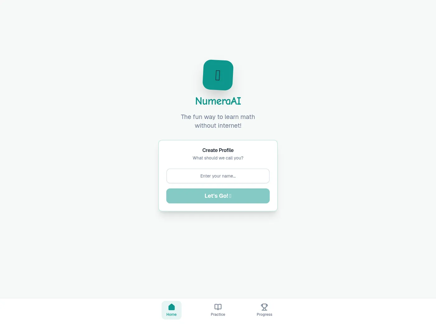 NumeraAI Offline Tutor