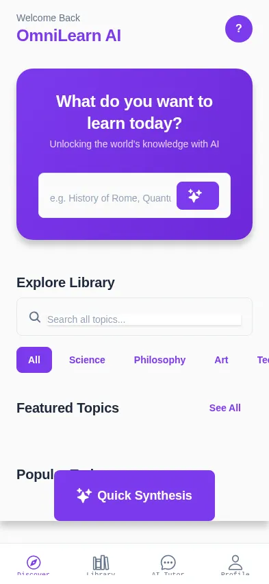OmniLearn AI Tutor