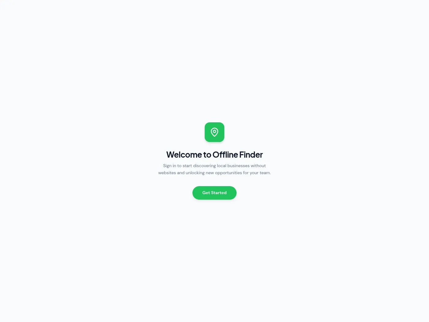 Offline Biz Finder
