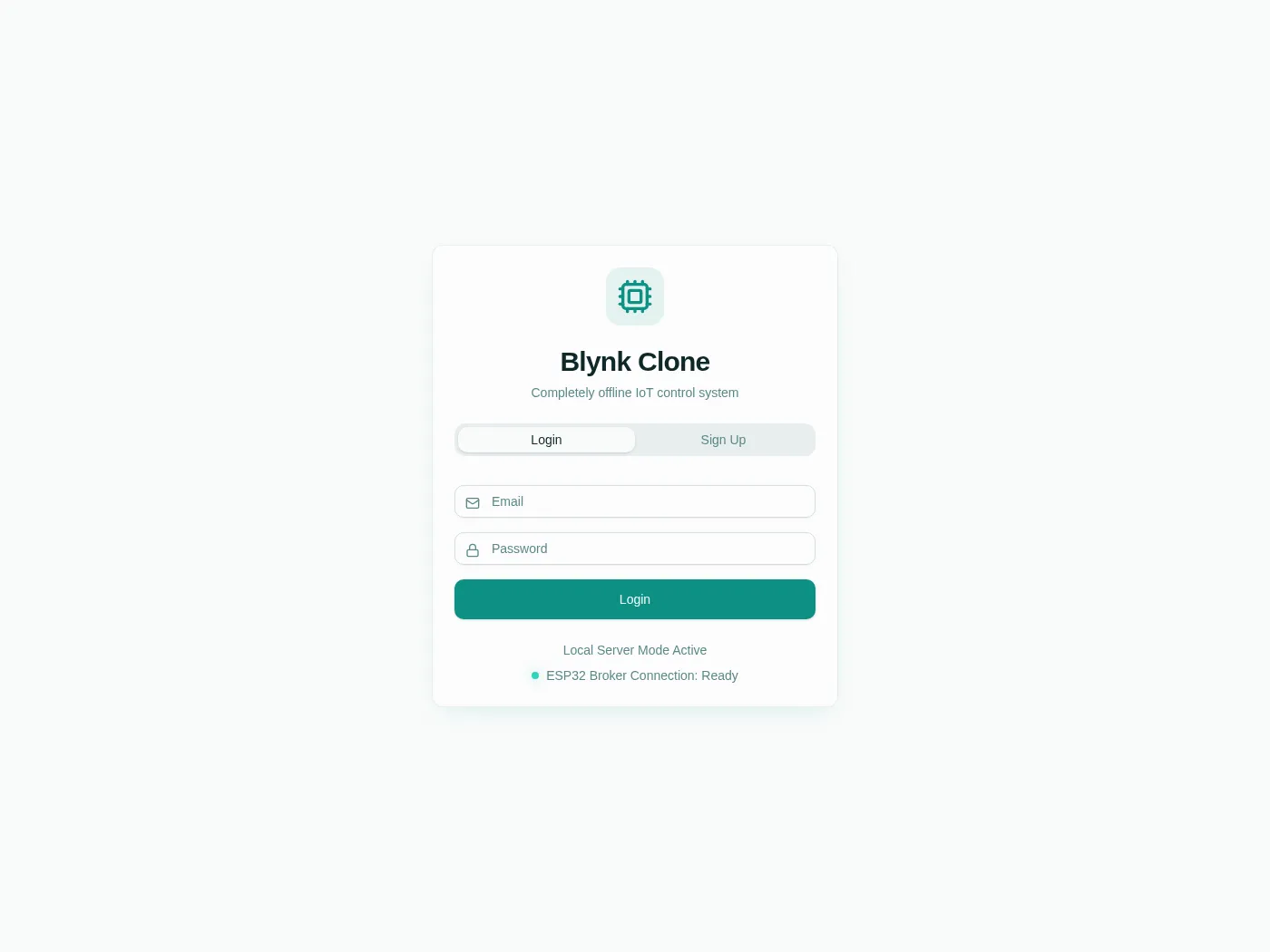 Offline Blynk Clone