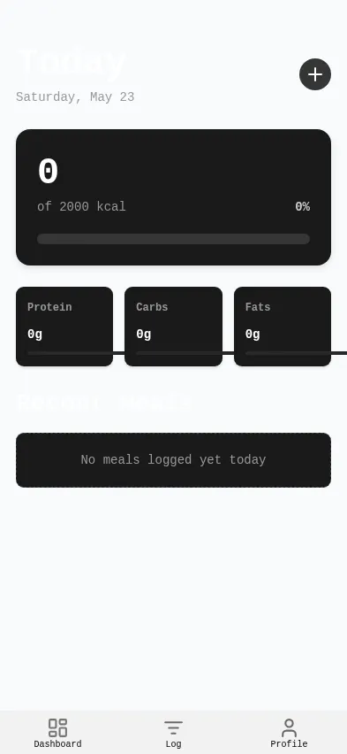 Offline Calorie Tracker