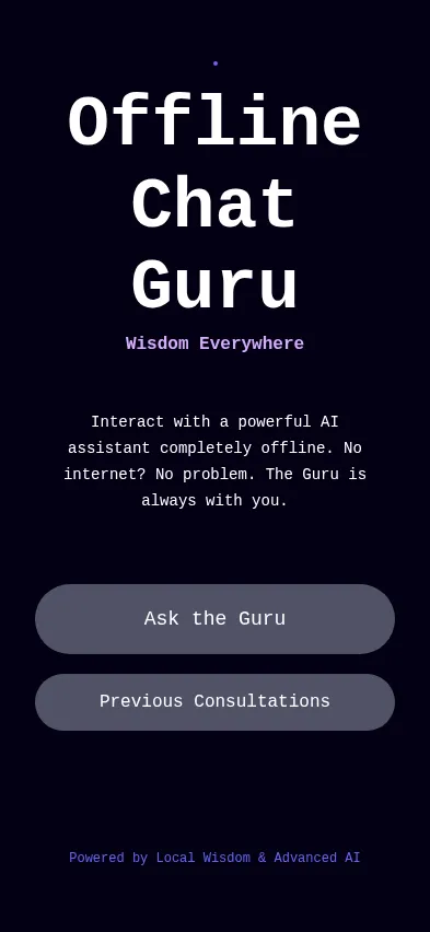 Offline Chat Guru