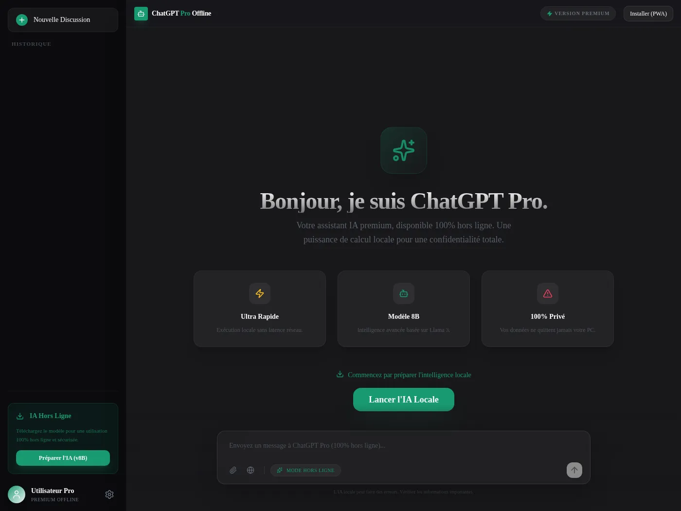 Offline ChatGPT Pro