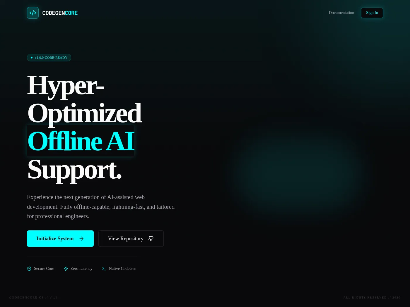 CodeGen Offline AI