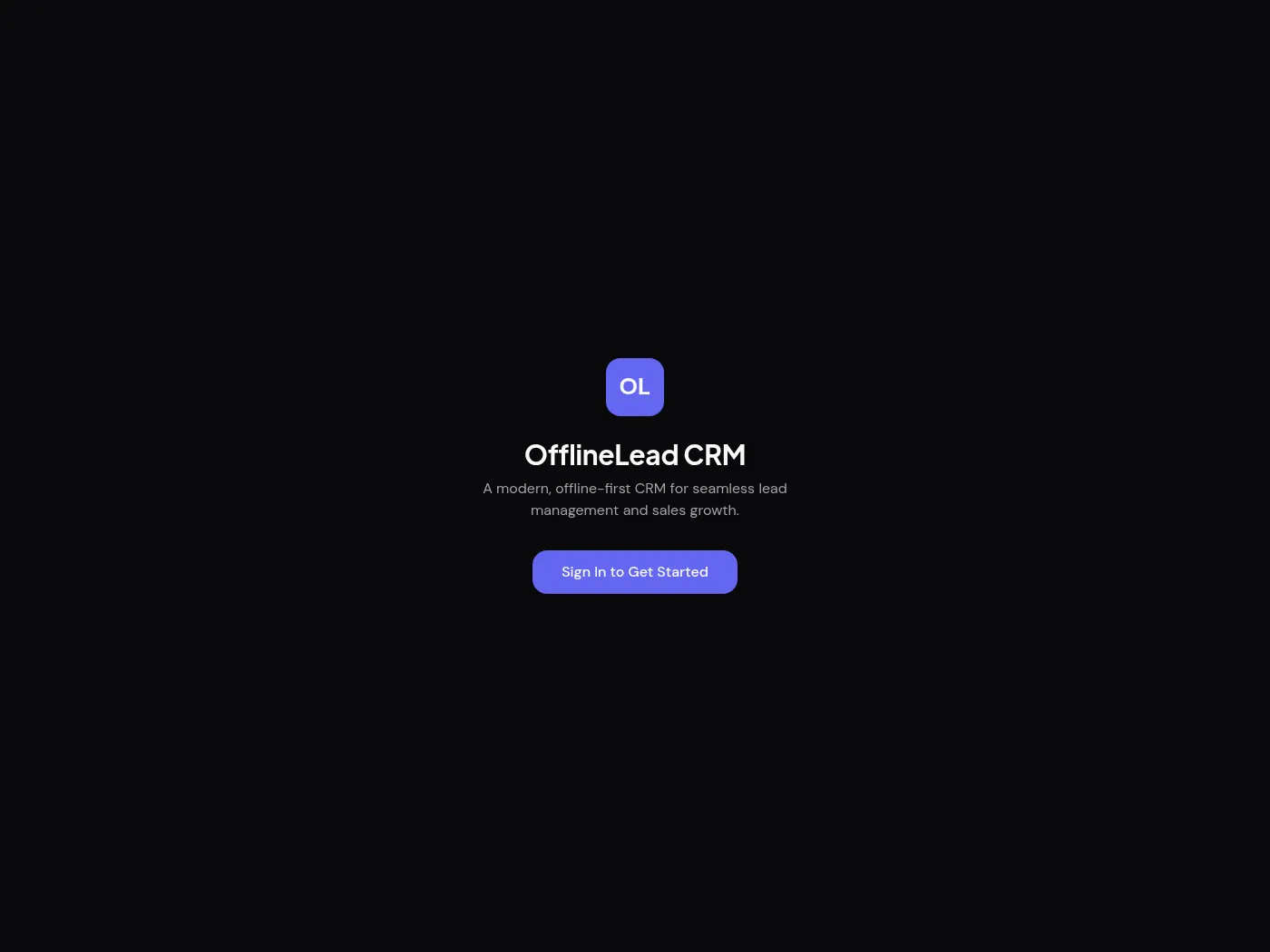 OfflineLead CRM
