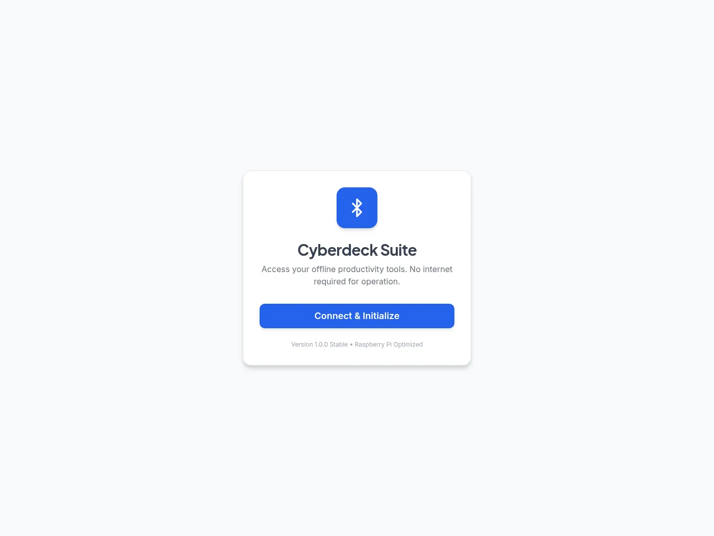 Offline Cyberdeck Suite
