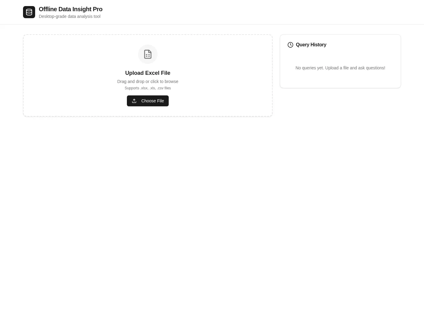 Offline Data Insight Pro