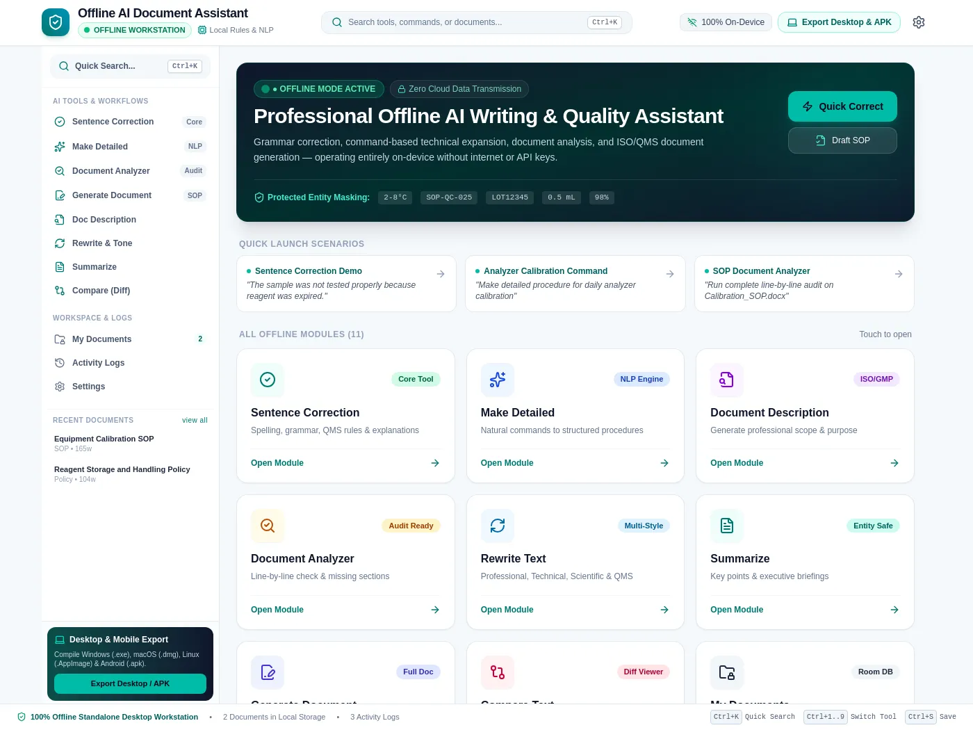 Offline AI Document Assistant