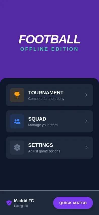Offline Football Game