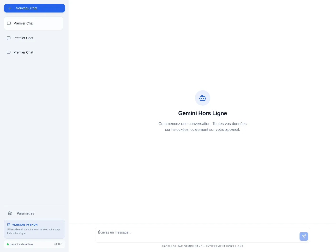 Offline Gemini Assistant