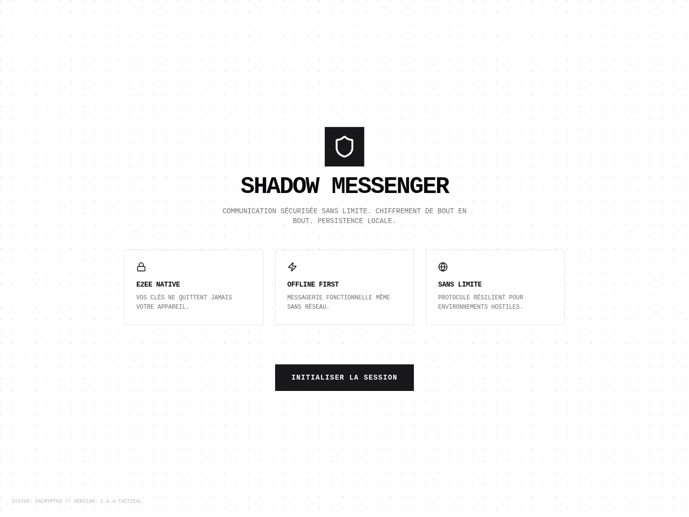 Offline Secure Messenger