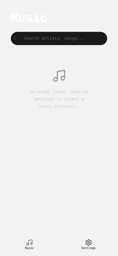 MP3 Player Minimalist