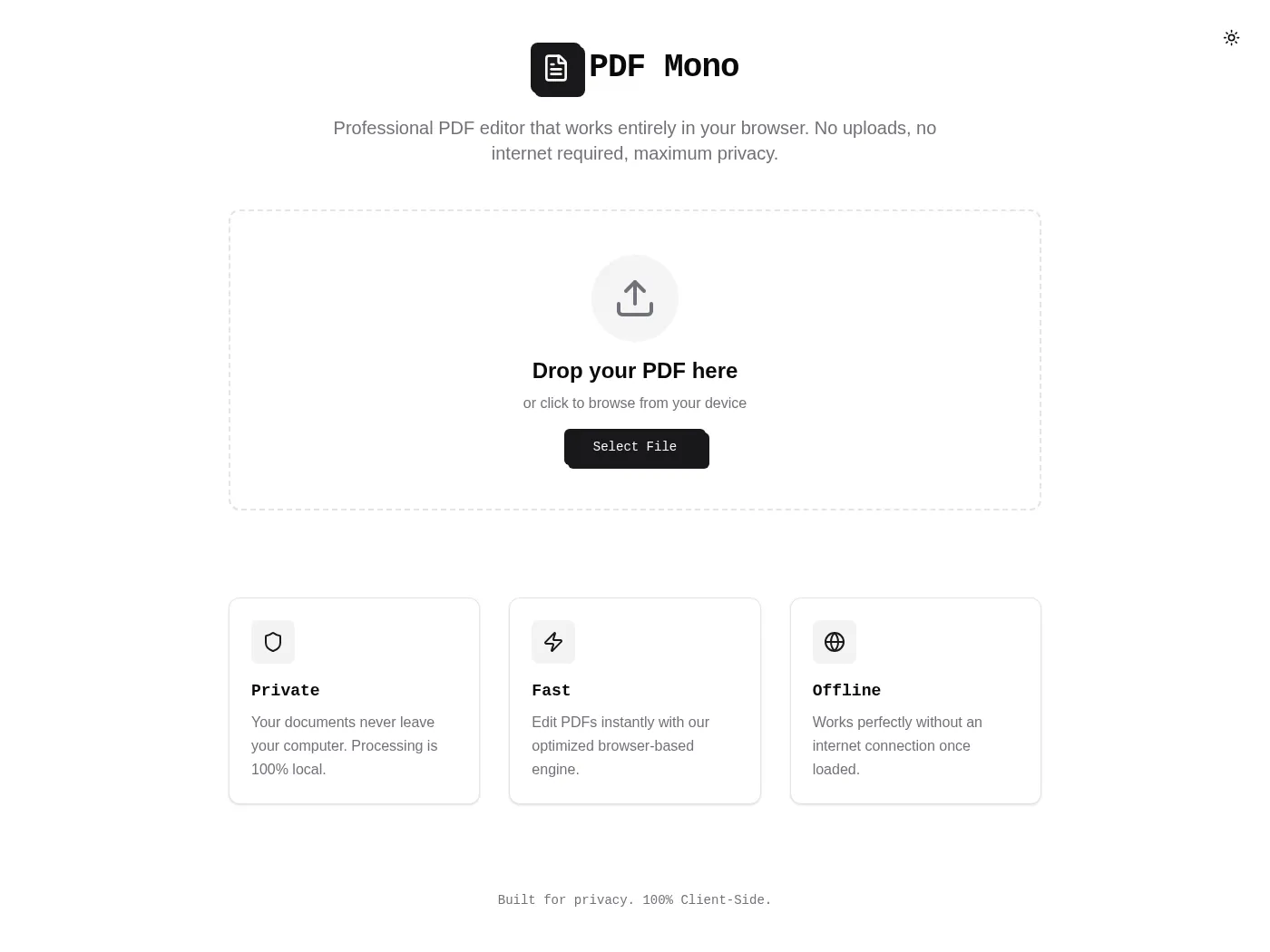 Offline PDF Editor